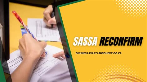 Sassa Reconfirm Simple Steps To Secure Your Grant