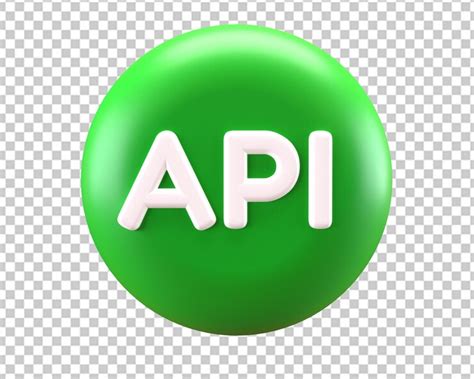 Premium Psd Api Coding Icon 3d Render