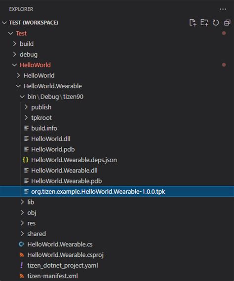 Create Your First Tizen Net Application Tizen Docs