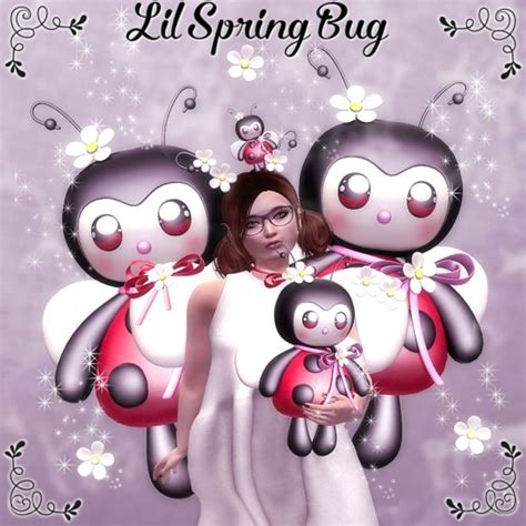 Second Life Marketplace Lil Spring Bug Black Necklace