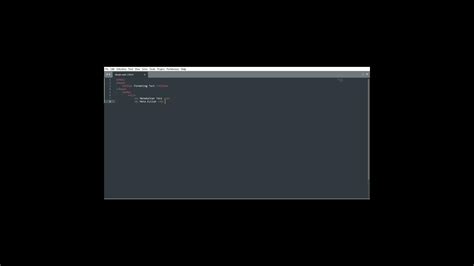 basic html using sublime text software youtube