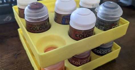 Gridfinity Stackable Citadel Paint Pot Storage By Nick Download Free Stl Model