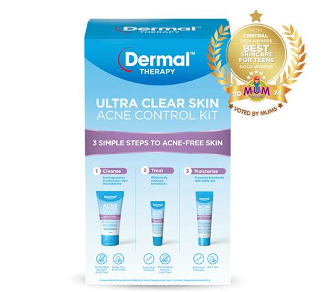 Acne Control Wash Acne Treatment For Sensitive Skin Dermal Therapy