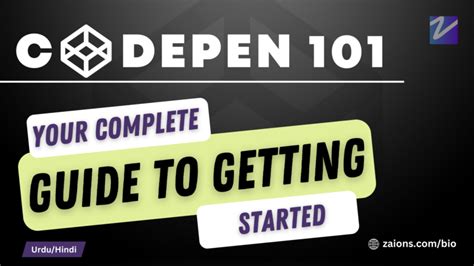 Complete Codepen Guide Account Creation To Advanced Usage Zaions