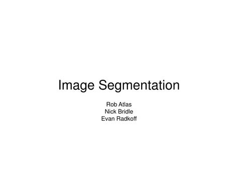 PPT Image Segmentation PowerPoint Presentation Free Download ID