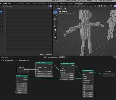 Pixelating An Object With Remesh But Making The Parts Seperate Modeling Blender Artists
