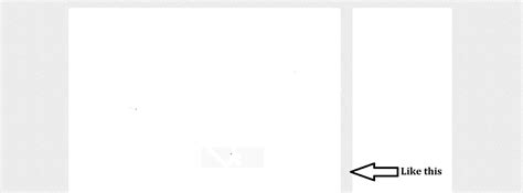 Html How To Space Between Content And Sidebar Widget In Blogger Stack Overflow