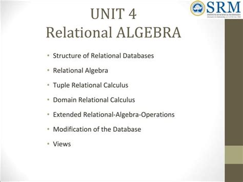 Data Base Management System Relation Algebra ER Diageam Sql Query