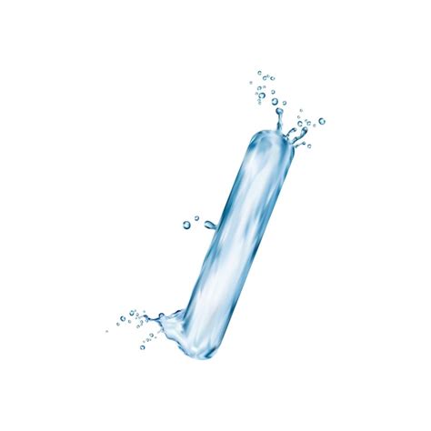 Premium Vector Liquid Water Slash Sign With Splash Bubbles Type