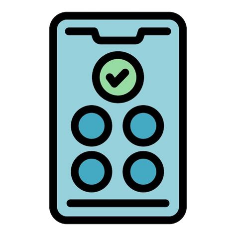 Premium Vector Protein App Phone Icon Outline Vector Care Pulse Counter Program Color Flat