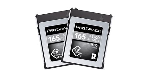 ProGrade Digital 165GB CFexpress 2 0 Type B Cobalt 2 Pack Wellington Photographic Supplies