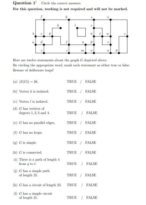 Solved Question 1t Circle The Correct Answers For This Chegg Com