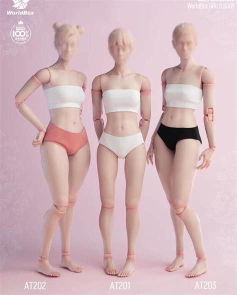 Yahoo オークション 1 6 女性フィギュア Worldbox At203 女性素体 女