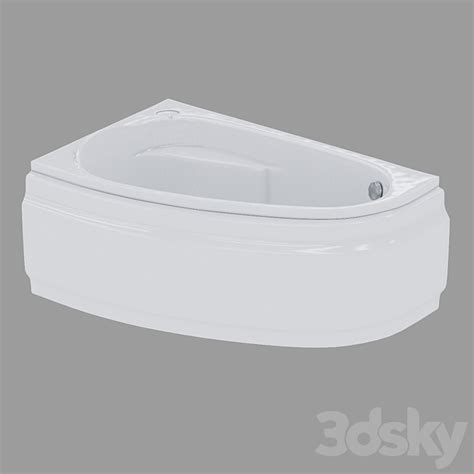 Ванна асимметричная: JOANNA 150x95, левая - Bathtub - 3D model
