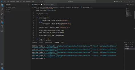 santhiya n s ns on linkedin python digitalclock programming pythonprojects coding tkinter