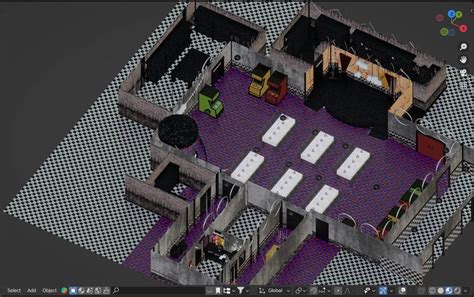 Fnaf1 Map Release Blender 3 6 By Torres