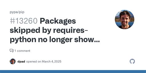 Packages Skipped By Requires Python No Longer Show Up In Error Message By Default · Issue 13260