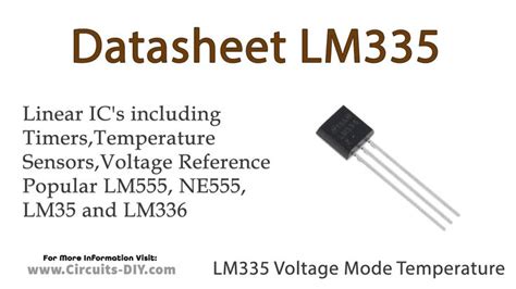Lm335 Temperature Sensor Datasheet
