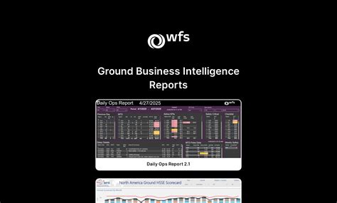 Ground Business Intelligence Reports Flowpage