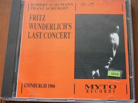 Yahooオークション 1616 Fritz Wunderlichs Last Concert Schuma