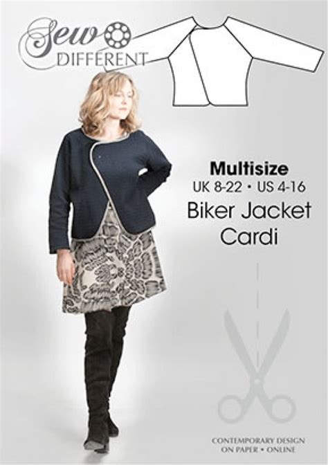 Sew Different Paper Sewing Pattern Biker Jacket