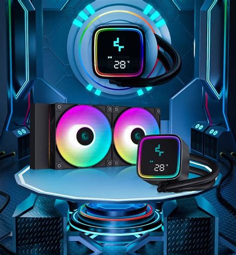 Система водяного охлаждения DEEPCOOL LS520 -SE-DIGITAL 240 мм ARGB, с ...