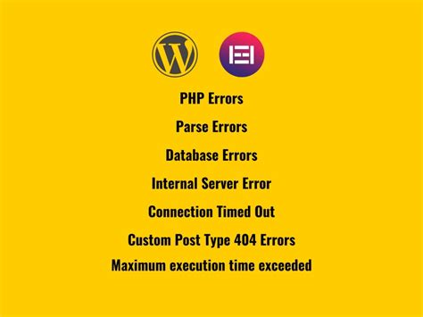 wordpress bug fix elementor bug fix critical error fix and 500 error