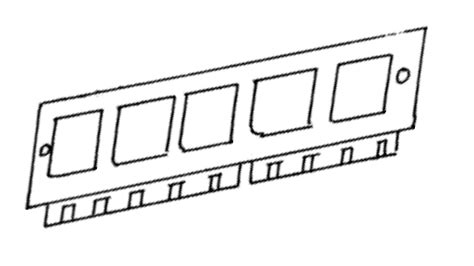 How To Draw Ram Random Access Memory Of Computer Step By Step Easily