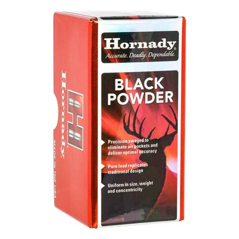 Hornady Black Powder Lead Round Ball Muzzleloader Bullets