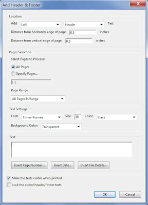 Custom Made Scripts For Adobe Products Acrobat Reader Advanced Add Header Footer Text