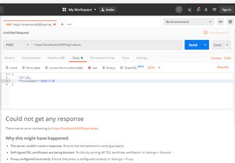 C Display Error Property When A Bad Request Error Happens In Aspnet Core 30 Stack Overflow