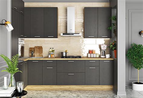 Горен кухненски шкаф Sky Loft В 60 89 ОКАП за абсорбатор • Модулна кухня Sky Loft • Мебели Монема