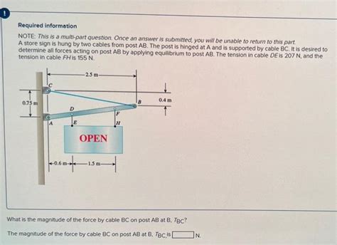 Solved Required Information Note This Is A Multi Part