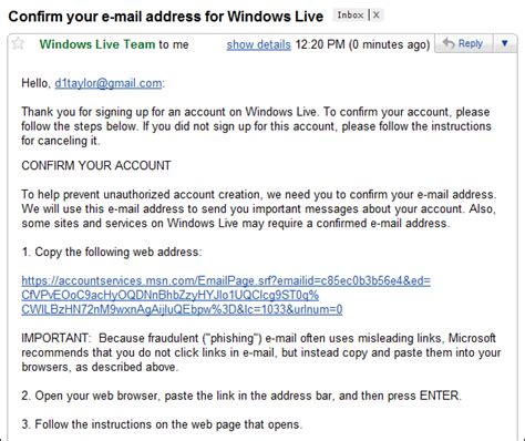 How Do I Verify My Windows Live Email Address Ask Dave Taylor