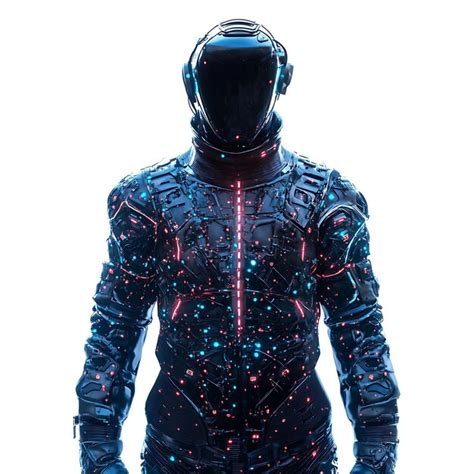 Premium Photo Nano Swarm Microsuit For Hackers With Active Nanobot Swarms Isolated Fashion