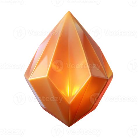 Glowing Orange Gemstone A Radiant Gemstone Navigating A World Of Orange