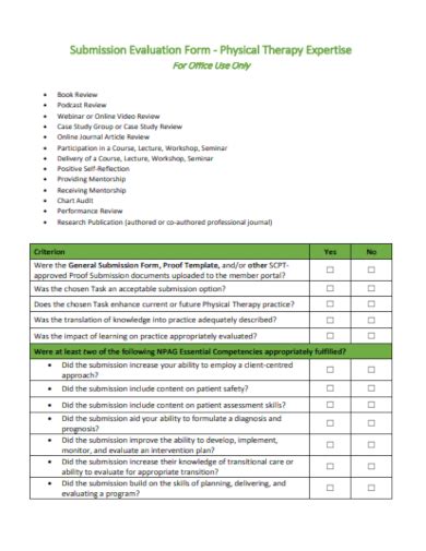 Free 10 Pt Evaluation Samples In Pdf