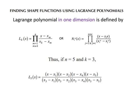 shape functions of 1d and 2 d rectangular elements pptx programming languages computing