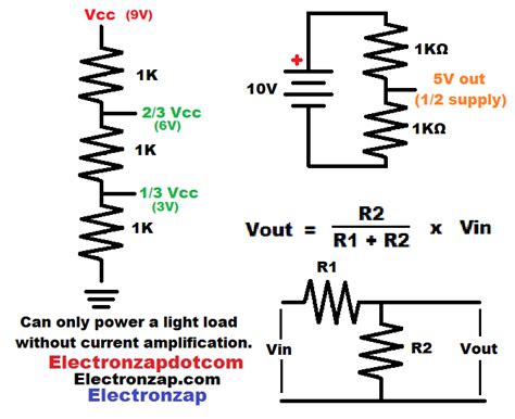 Voltage Divider Circuit Diagram Voltage Divider Calculator DIY