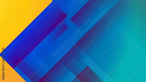 Abstract Orange Blue Vector Technology Background For Design Brochure