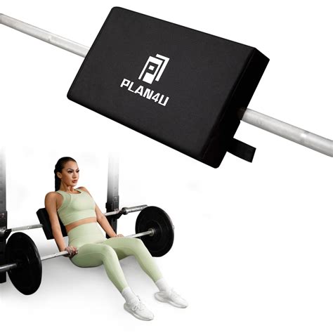 Plan4u Hip Thrust Back Pad For Squat Rack And Olympic Barbell Bar Bench Press Back Pad Versatile