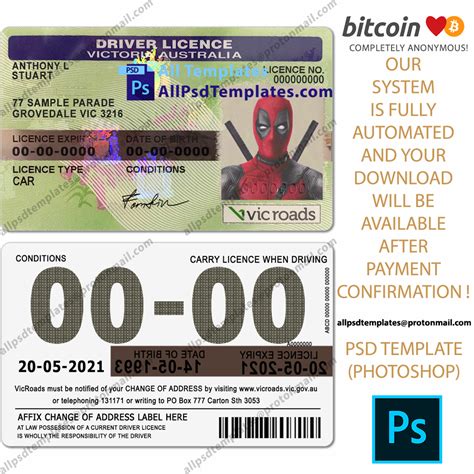 Free Drivers License Template Software Printable Templates