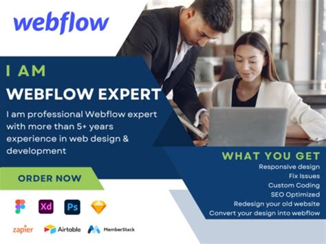 Convert Your Figma Or Xd Design Into Webflow Website By Bj Aries Fiverr