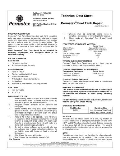 SAFETY DATA SHEET PERMATEX PDF Catalogs Technical Documentation Brochure