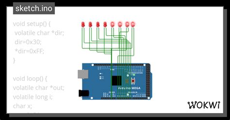 Leds One By One Wokwi Esp32 Stm32 Arduino Simulator