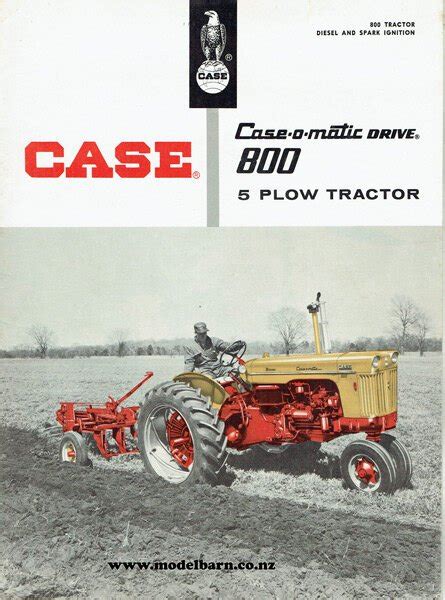 Case 800 Case O Matic Drive Tractor Sales Brochure 1958 Books