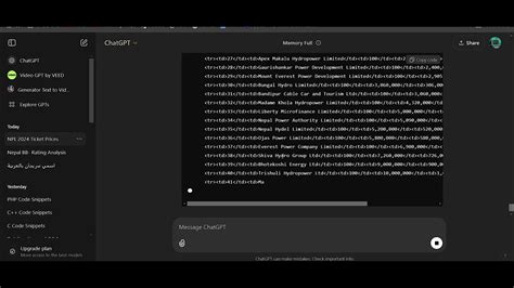 How To Make Table Using Html Css And Javascript And Chatgpt Youtube