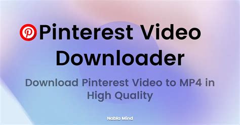 4k Pinterest Downloader Download Pinterest Video Audio