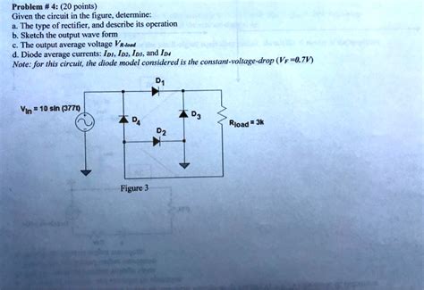 Solved Problem 4 20 Points Given The Circuit In The Figure Determine A The Type Of