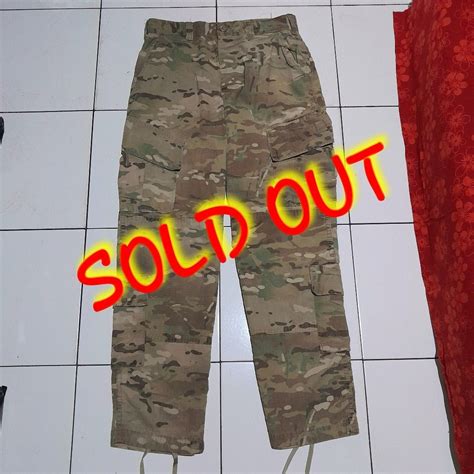 Trouser Multicam OCP Issue Us Army Celana Tactical Airsoft Second Original Fesyen Pria Pakaian